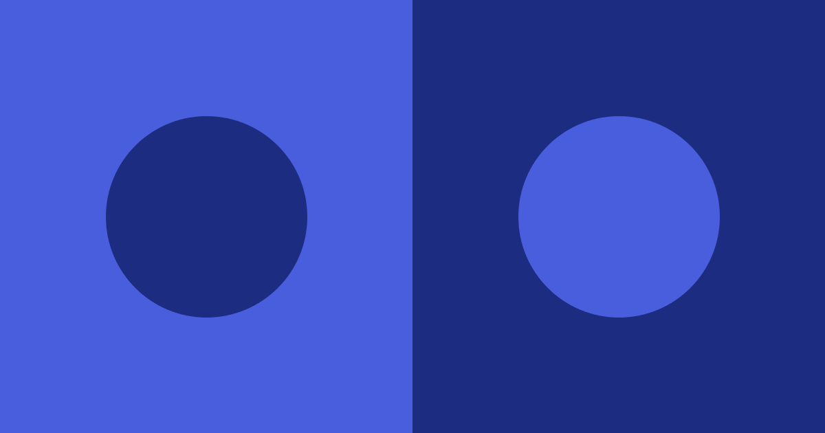 Royal Blue & Catalina Blue