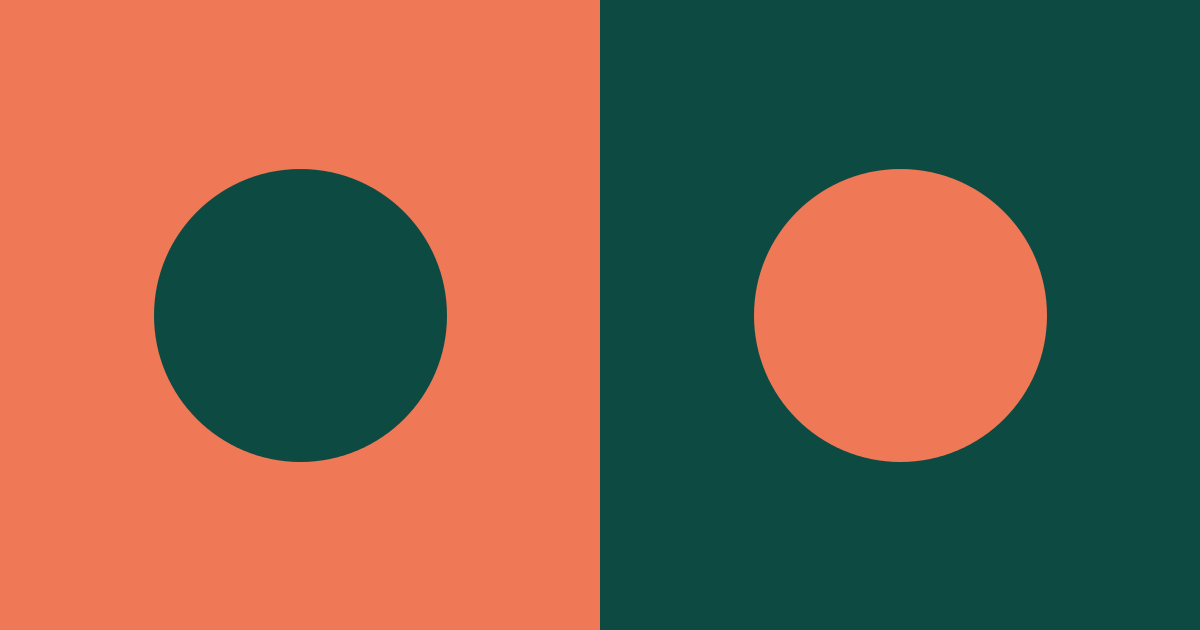 Burnt Sienna & Aqua Deep