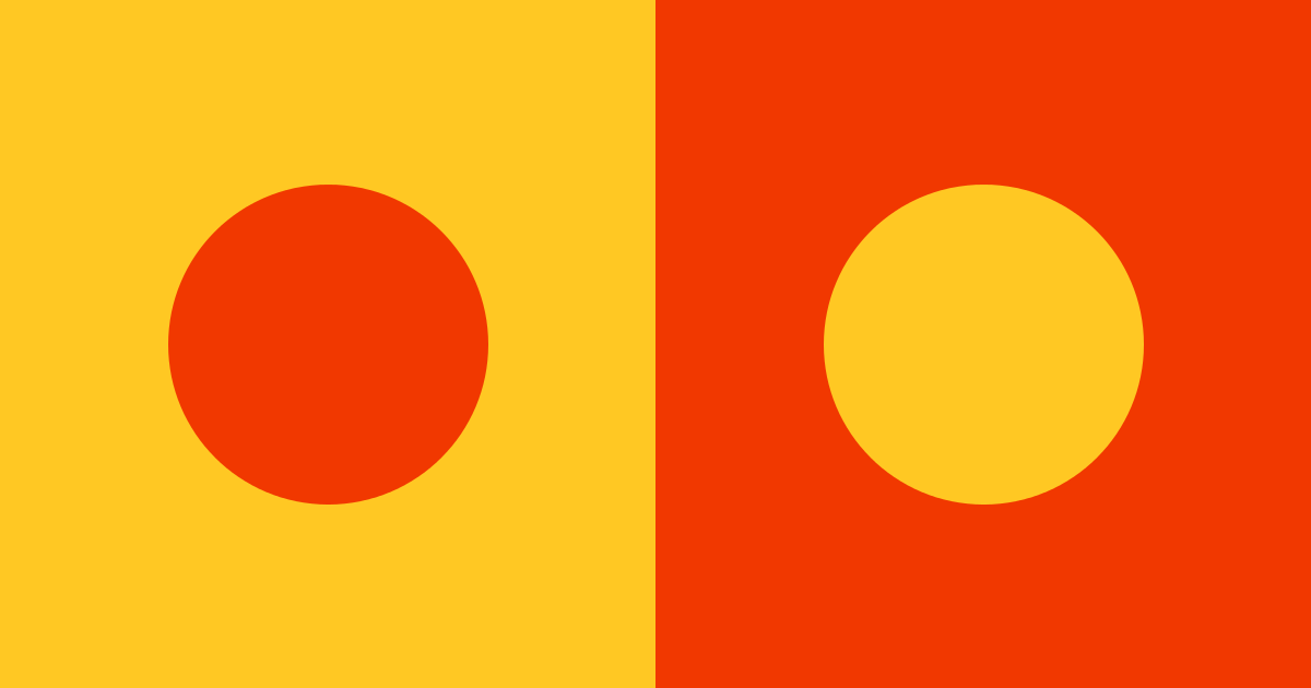 Lightning Yellow & Vermilion
